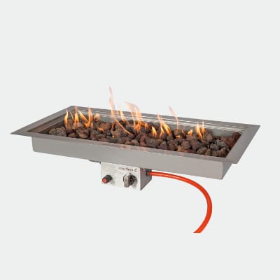 EasyFires | Fire pit insert kit | Stainless Steel | 38×78 cm
