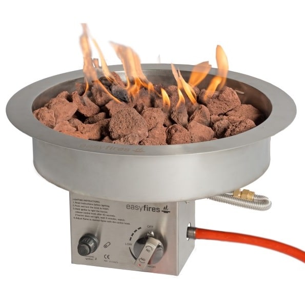 Fire Pit Table Insert Kit | stainless steel | 40.5 cm Ø | Terras & Co