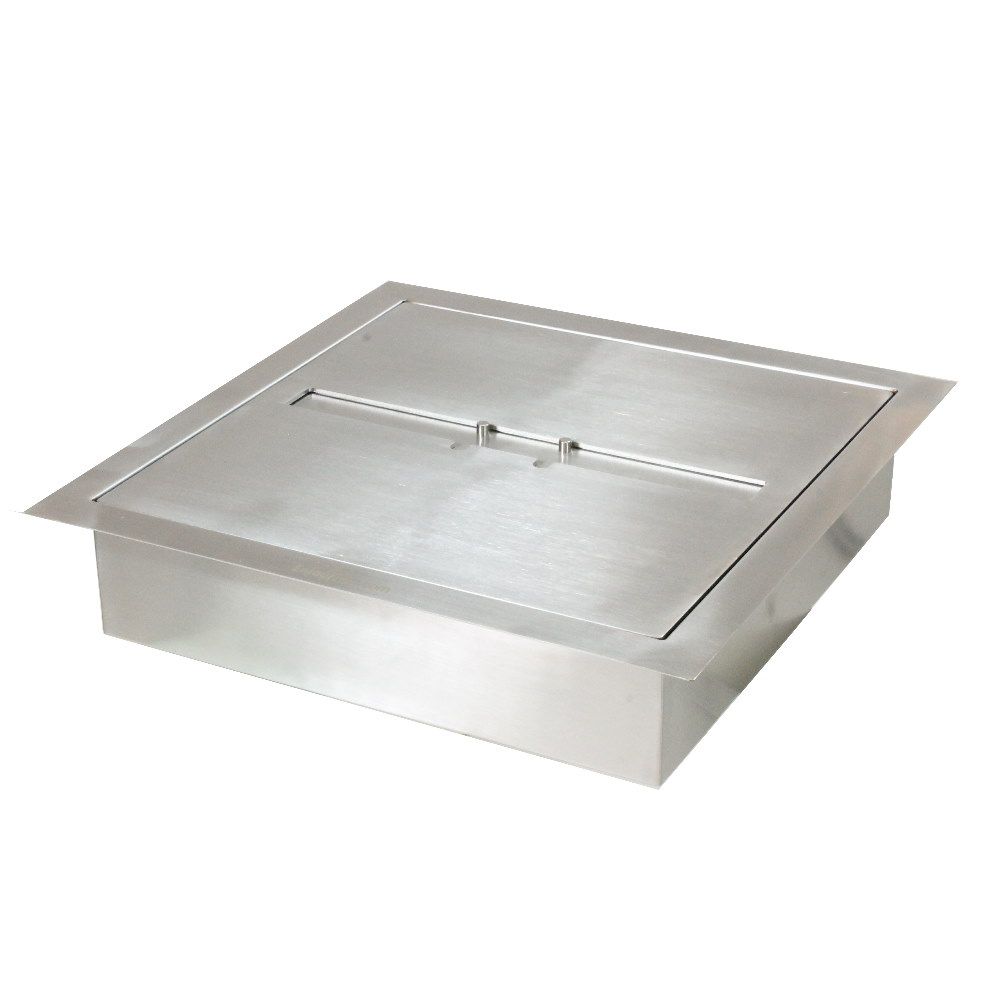 Bio-ethanol Fire pit insert | Flat – 42x42 cm | EasyFires